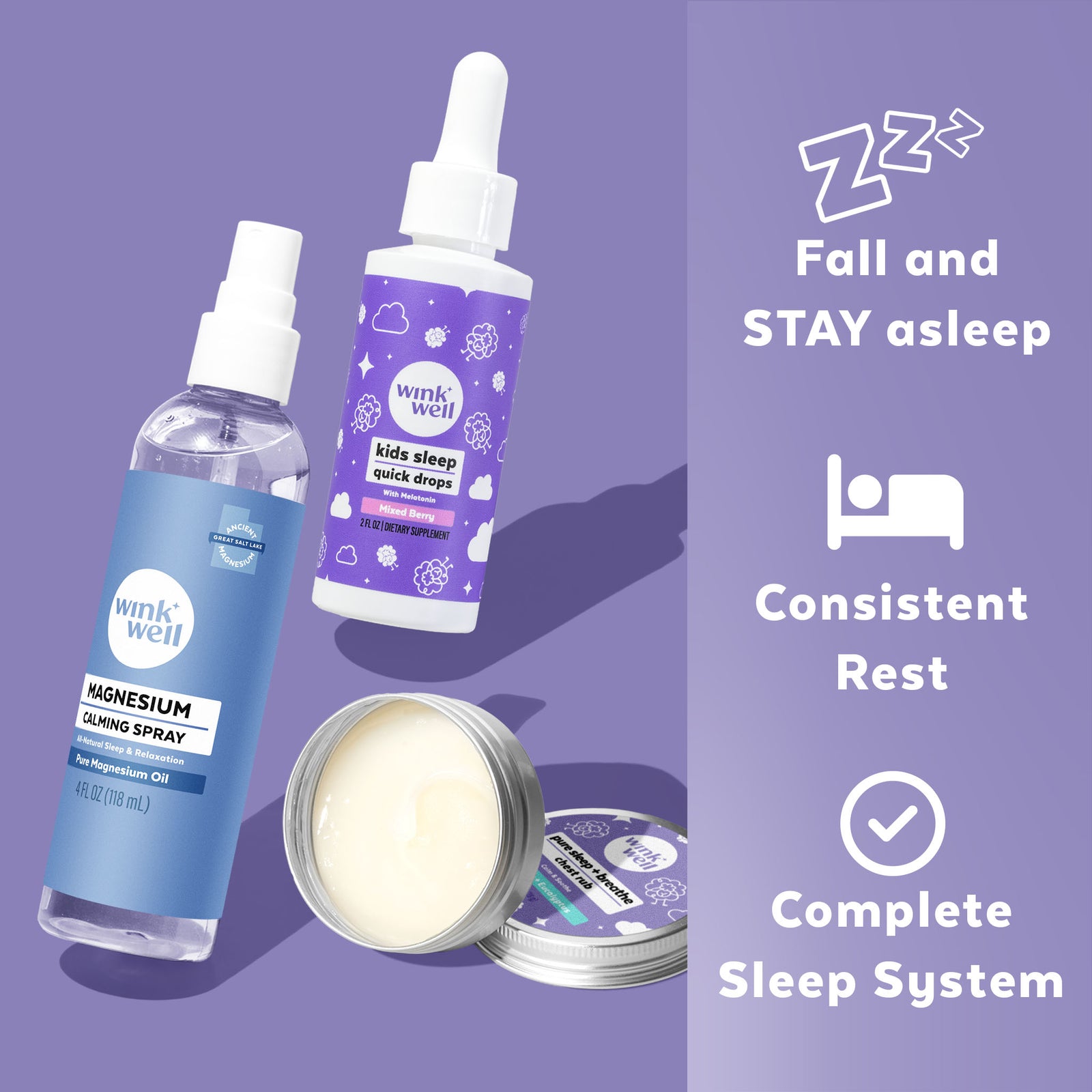 Sleep Drops & Melts for the Whole Family – Wink Well